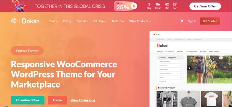 Dokan Ecommerce Theme – Cromur
