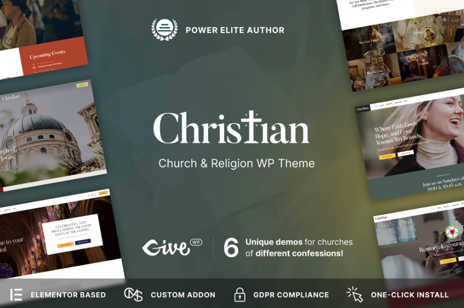 Christian – Church WordPress Theme – Cromur