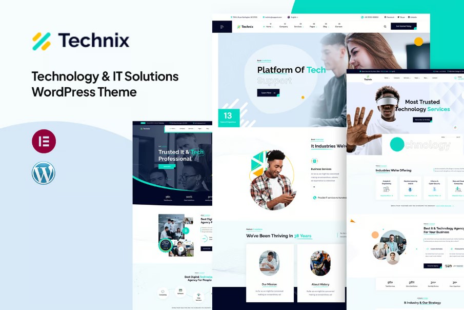 Technix – Technology & IT Solutions WP Theme – Cromur
